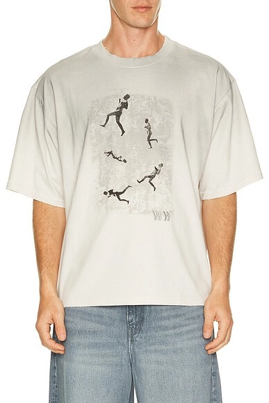 WON HUNDRED Houston Run T-shirt - Nimbus Cloud