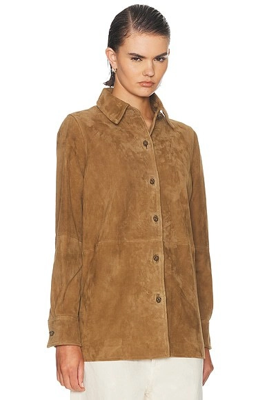 RÓHE Suede Pankou Overshirt