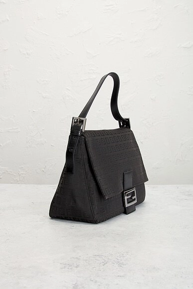 Fendi Zucchino Mama Baguette Shoulder Bag
