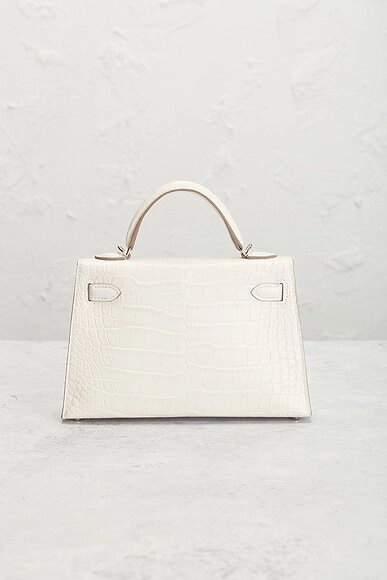 Hermès Matte Alligator Kelly 20 Sellier Handbag