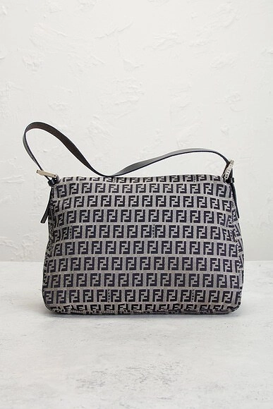 Fendi Zucchino Mama Baguette Shoulder Bag