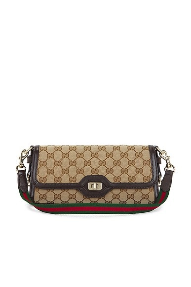 Gucci Luce Shoulder Bag - Beige