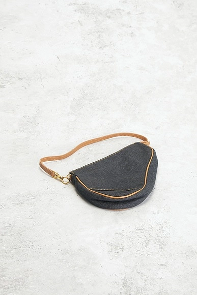 Dior Denim Pochette Saddle Bag