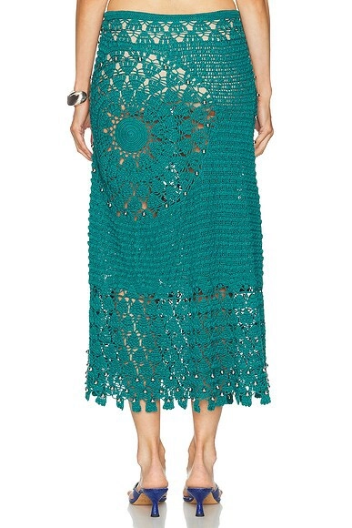 Rabanne Crochet Maxi Skirt