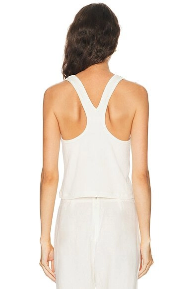 Suzie Kondi Tia Racerback Tank Top - Ivory