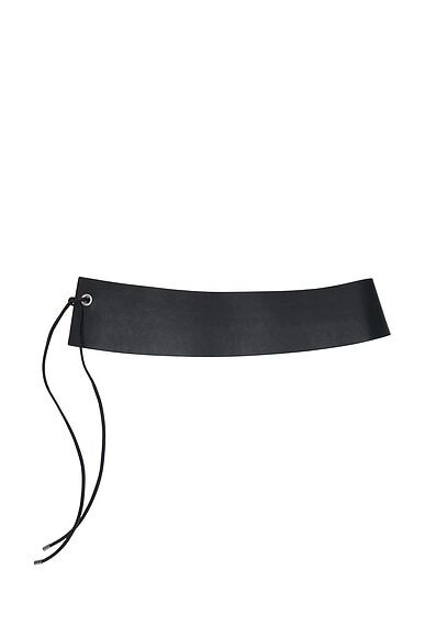 ST. AGNI Asymmetric Belt - Black