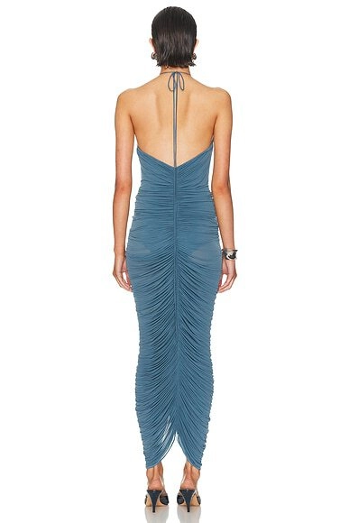 Magda Butrym Ruched Halter Dress