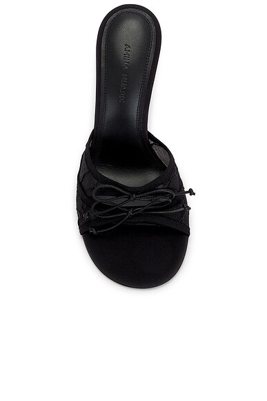 Amina Muaddi Eleonora Lace Slipper Mule