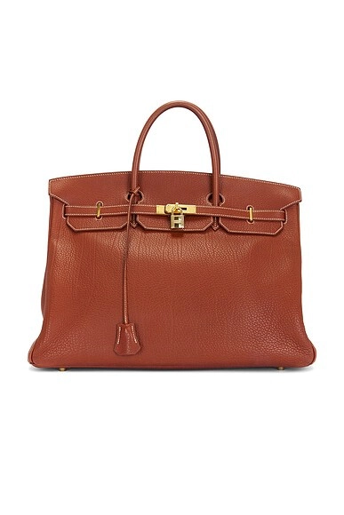 Hermès Togo Birkin 40 Retourne Handbag - Noisette
