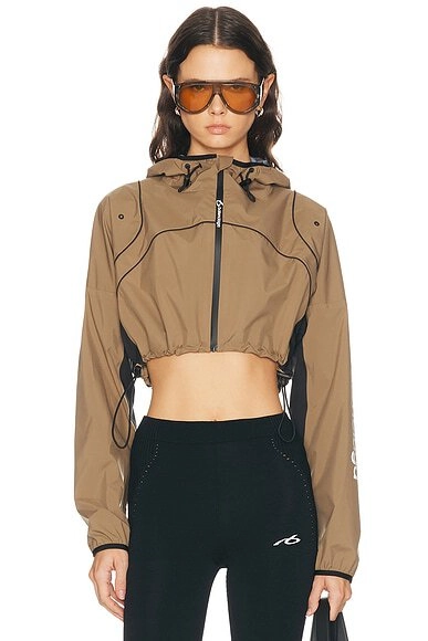 Balenciaga Athletic Cropped Jacket - Camel