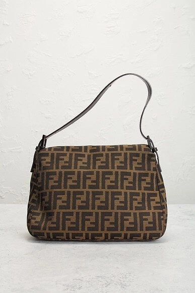 Fendi Zucca Mama Baguette Shoulder Bag