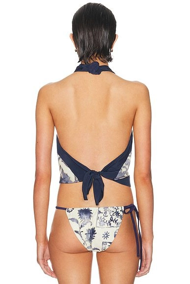 SIR. Phillipa Halter Scarf Top