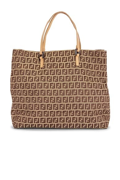 Fendi Zucchino Tote Bag - Neutral