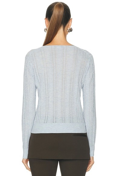 Acne Studios Kween Silk Wool Cardigan