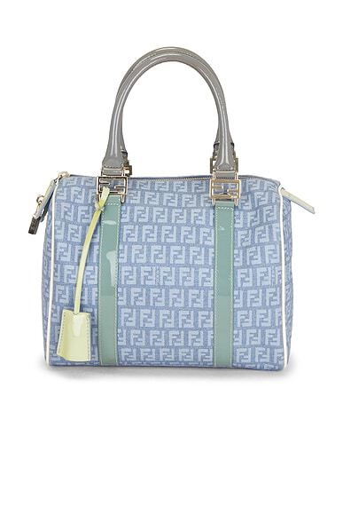 Fendi Zucchino Boston Bag