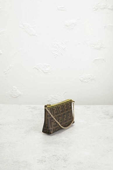 Fendi Zucca Pochette Shoulder Bag
