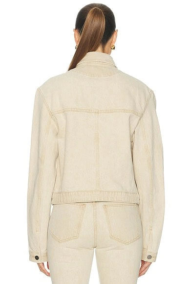 Khaite Tomer Collared Denim Jacket