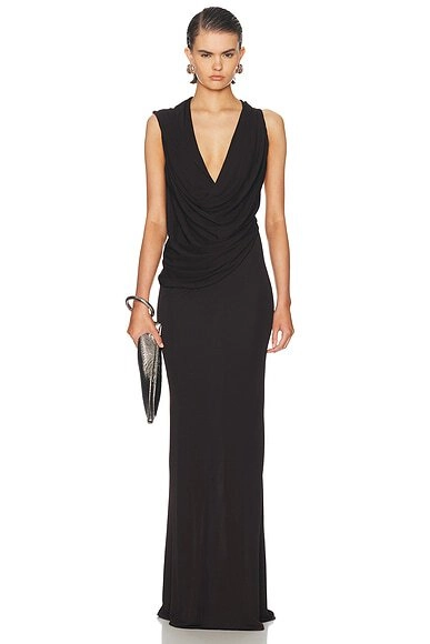 TOM FORD Crepe Jersey Evening Dress - Espresso