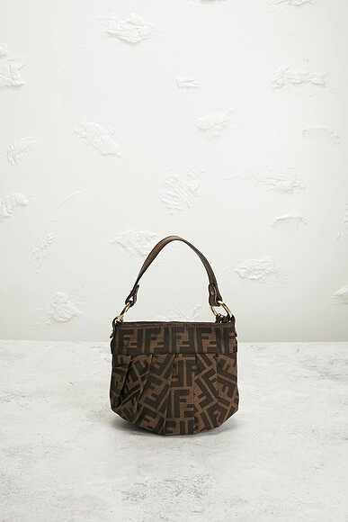 Fendi Zucca Mini Chef Shoulder Bag