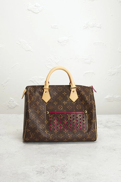 LOUIS VUITTON Monogram Perforated Speedy 30 Handbag