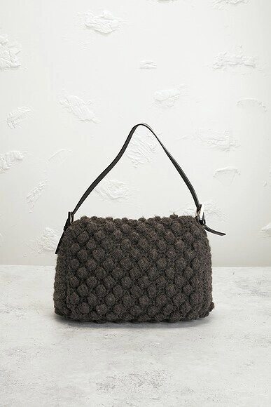 Fendi Crochet Mama Baguette Shoulder Bag