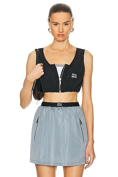 Miu Miu Cropped Tank Top