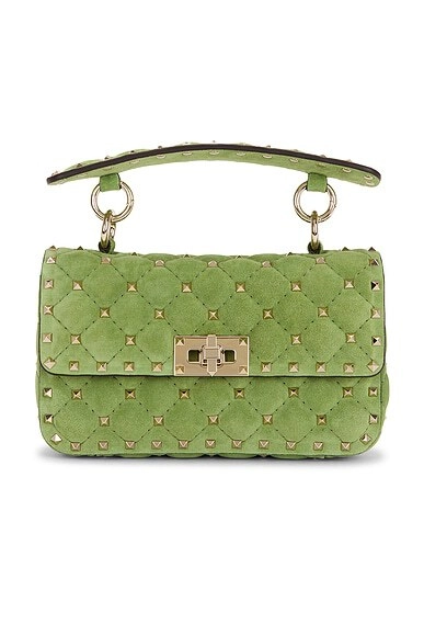 Valentino Garavani Rockstud Spike Small Shoulder Bag - Cleared Mint