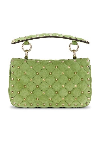 Valentino Garavani Rockstud Spike Small Shoulder Bag - Cleared Mint