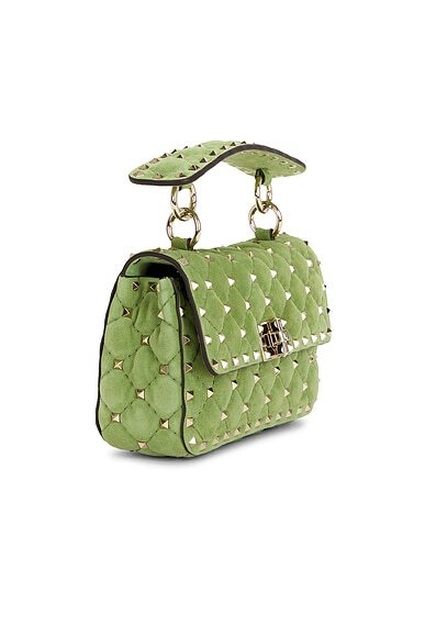 Valentino Garavani Rockstud Spike Small Shoulder Bag - Cleared Mint