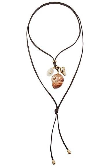 Éliou Area Charm Wrap Necklace - Multi
