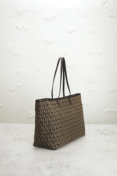 Fendi Zucca Roll Tote Bag