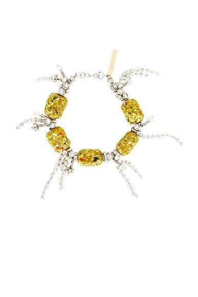 Dries Van Noten Handmade Strass Fringed Bracelet