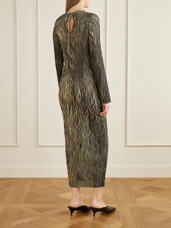 LIBEROWE Leighton Plissé Midi Dress