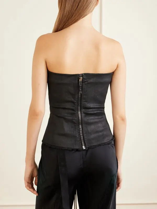 Rick Owens Temple Denim Boustier