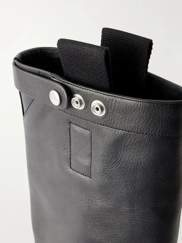 Rick Owens Leather Knee-high Boots