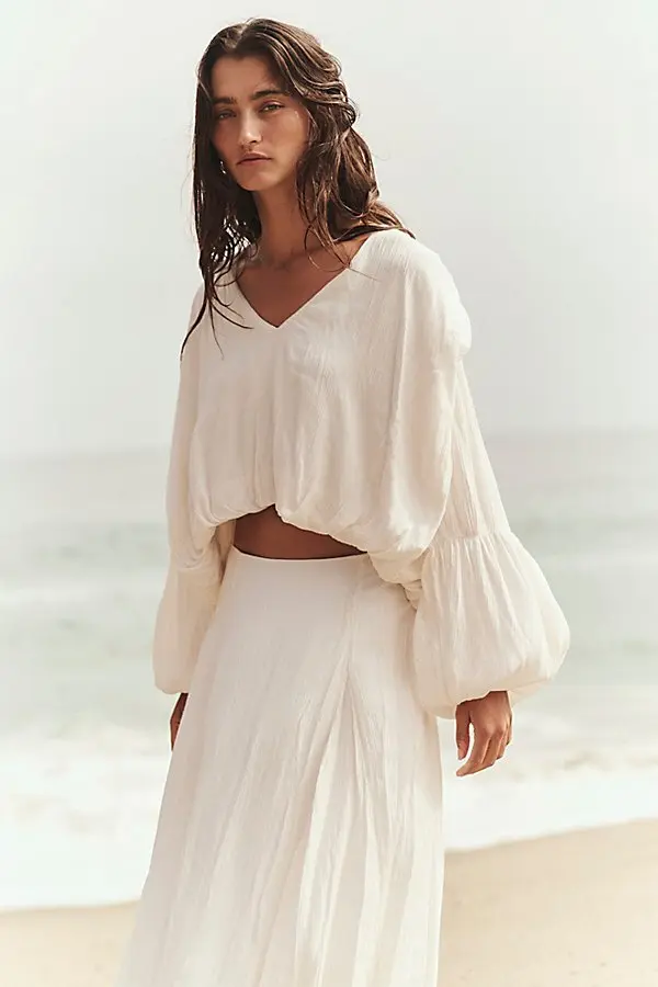 Free People Elena Skirt Set