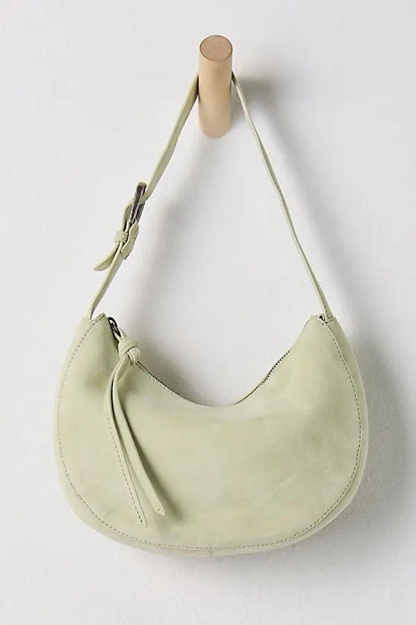 FP COLLECTION Sina Suede Shoulder Bag