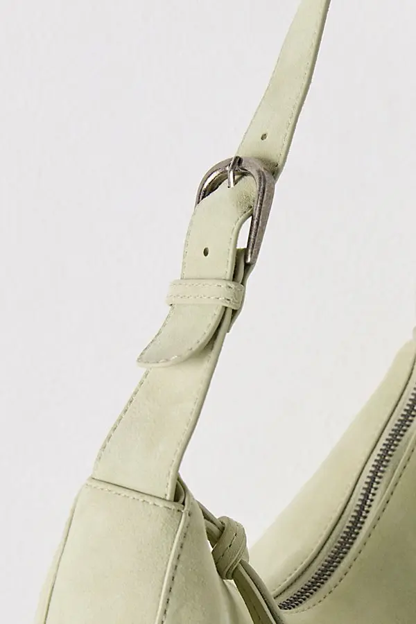 FP COLLECTION Sina Suede Shoulder Bag