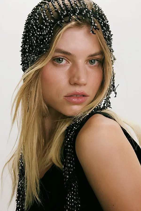 Free People Little Dancer Hair Scarf At - Black