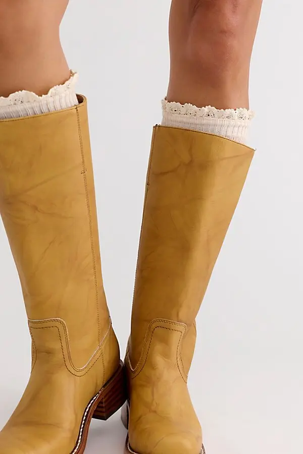 Free People Misty Solid Tall Socks At