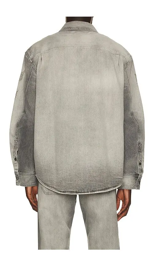 Off-White Denim Military Overshirt In . Also