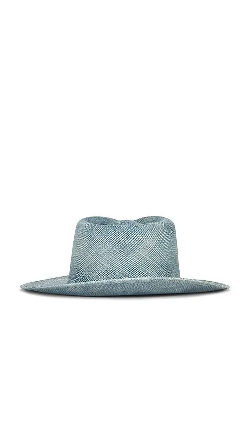 MALBON Indigo Straw Hat In . Also