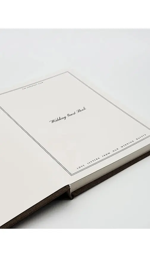 THE CEREMONY CLUB Wedding Guest Book