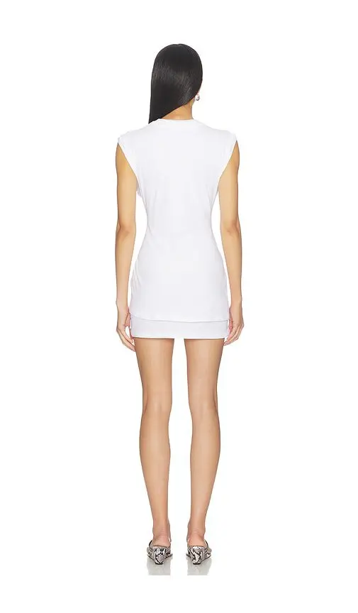 Alexander Wang Twisted Bust Mini Dress In . Also