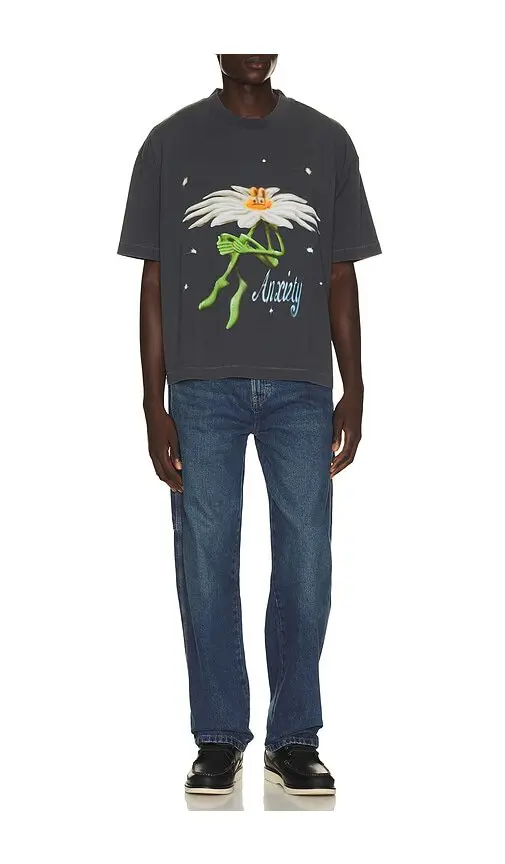 JUNGLES Anxiety Flower Tee In . Also
