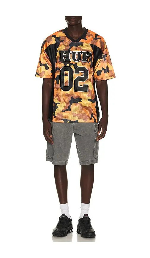 HUF Camouflage Football Jersey