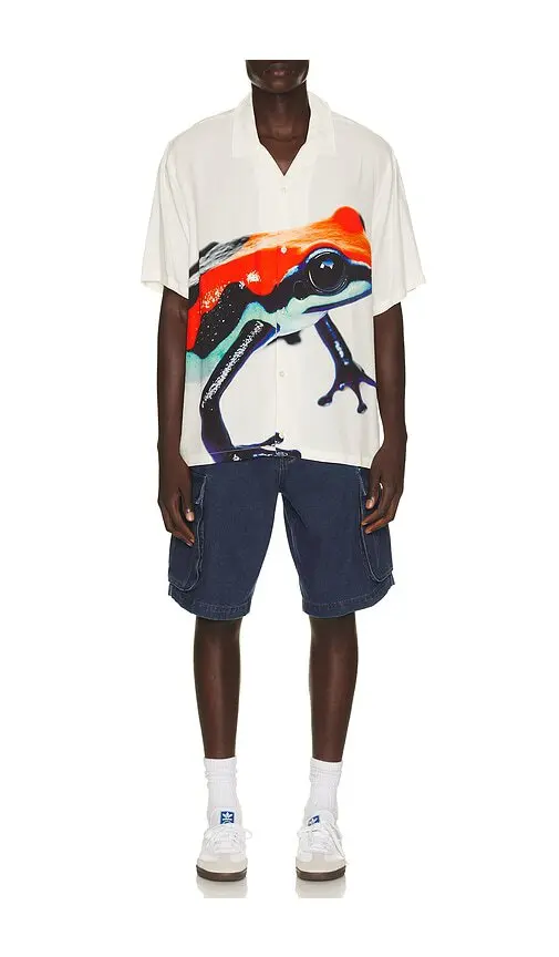HUF Oval Denim Cargo Short In . Also