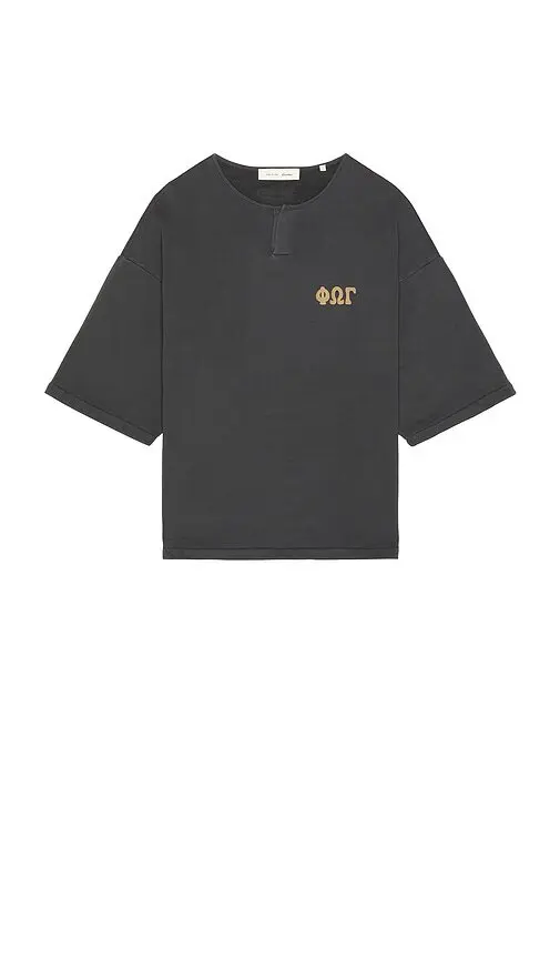 Fear Of God 3/4 Henley Sweatshirt - Grey