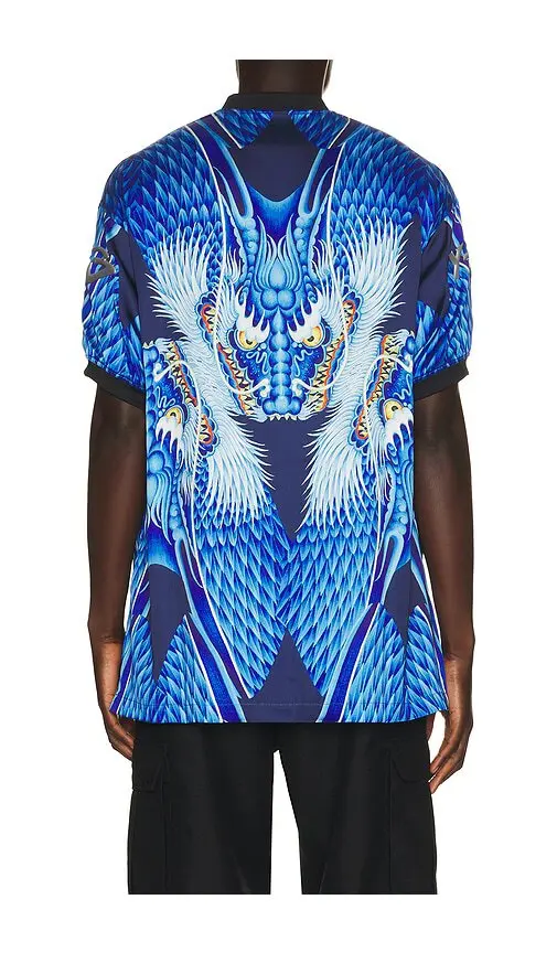 Y3 Drgn Satin Jersey In . Also