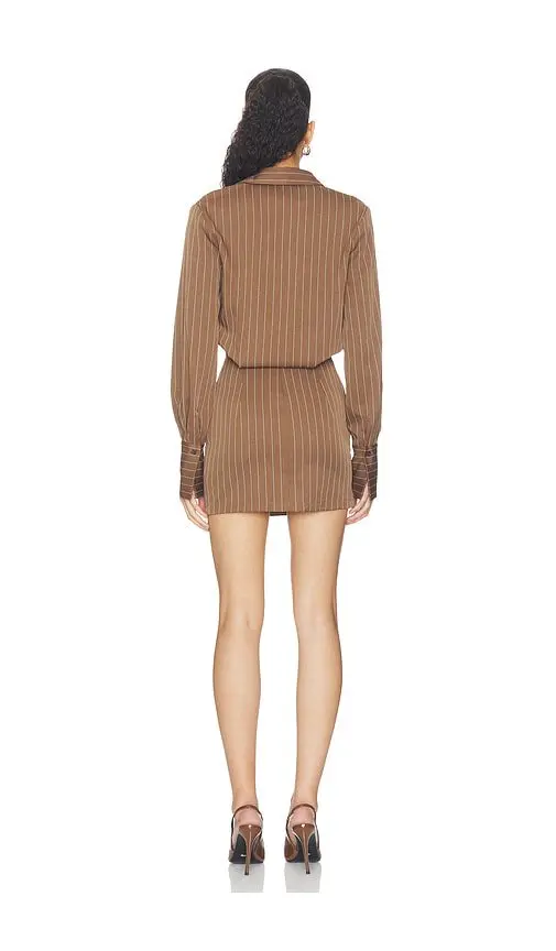 ALL THE WAYS Trina Mini Dress In . Also - Brown